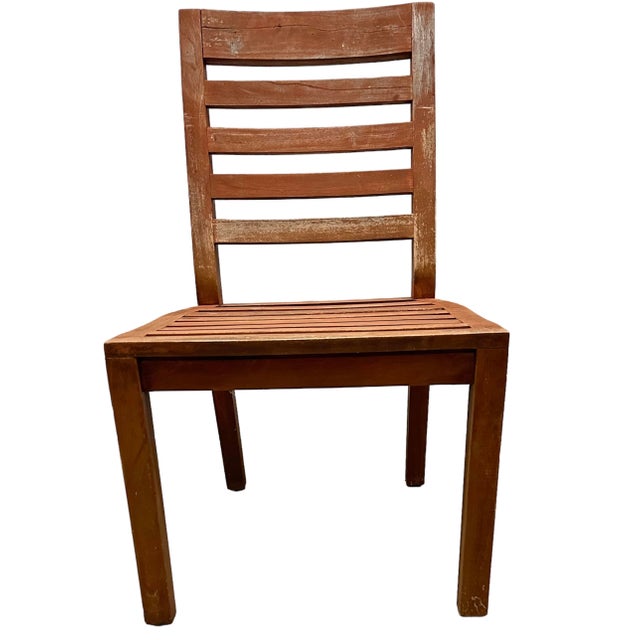 Smith & Hawken Hardwood Natural Wood Patio Dining Chairs - Set of 2 ...
