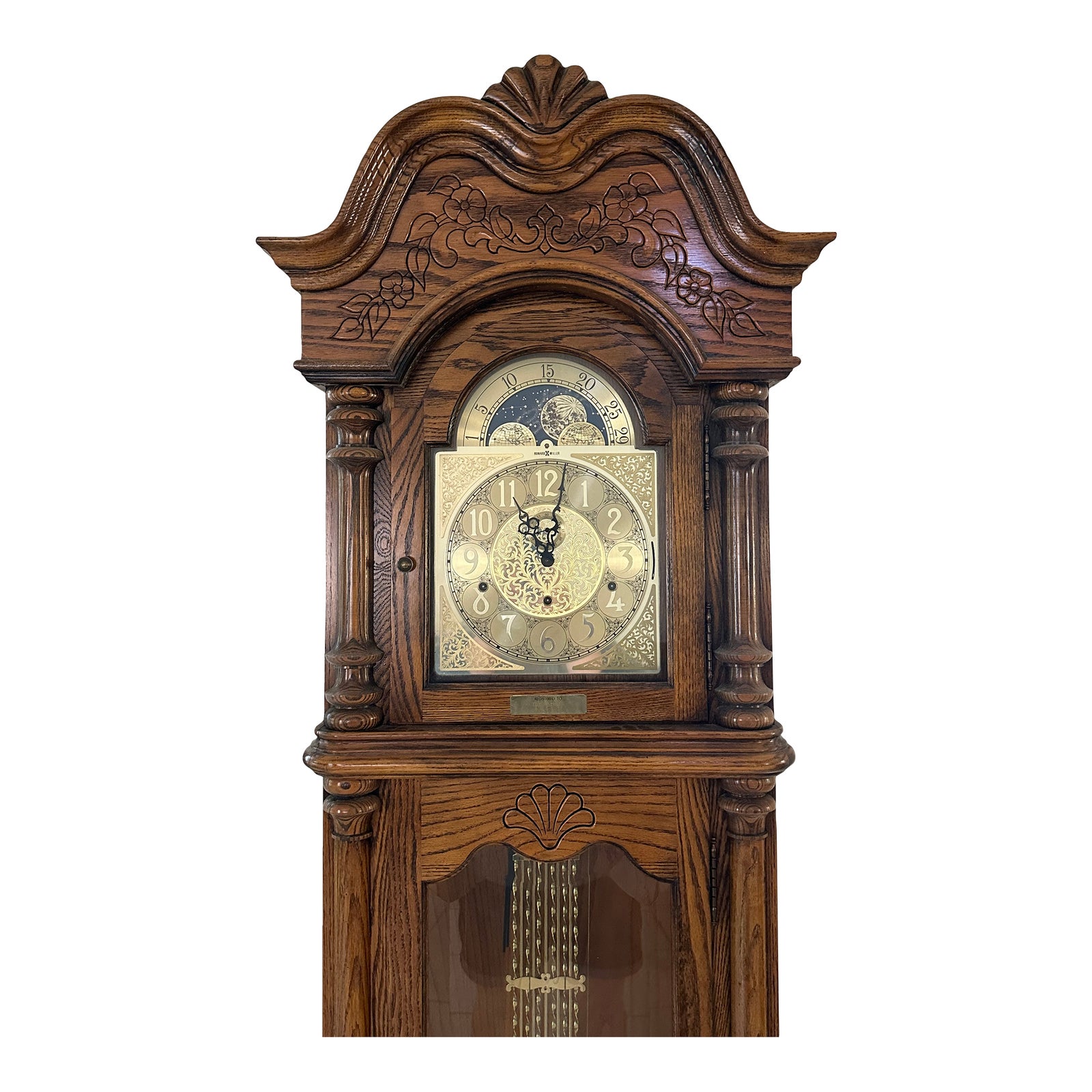 1980s Howard Miller Grandfather Clock | Chairish