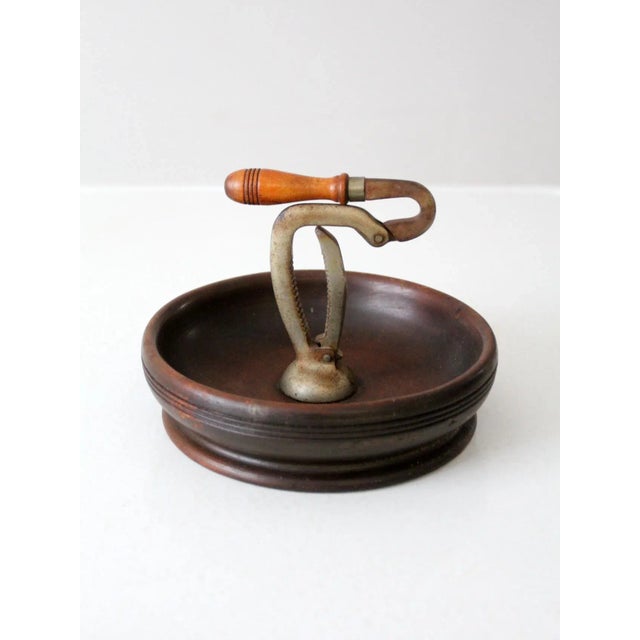 Antique Nut Cracker Bowl | Chairish