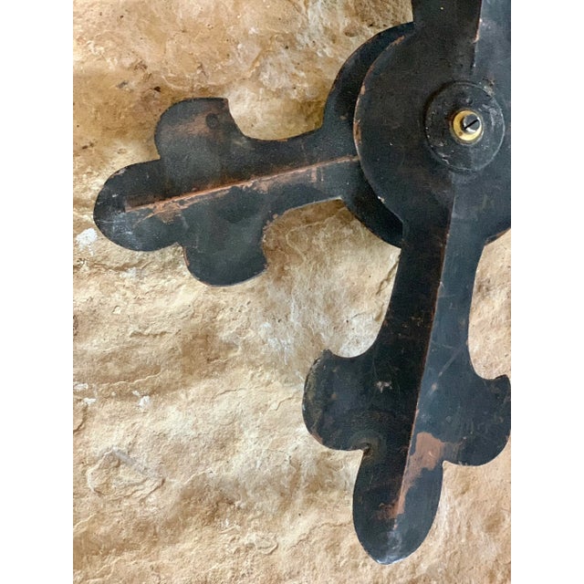Late 19th Century Antique Swedish Copper Clock Hands | Chairish