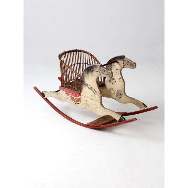 Victorian Rocking Horse Chair | Chairish