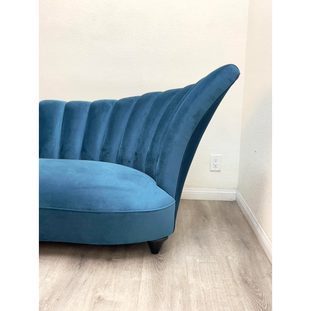 Vintage Channel Back Sofa | Chairish