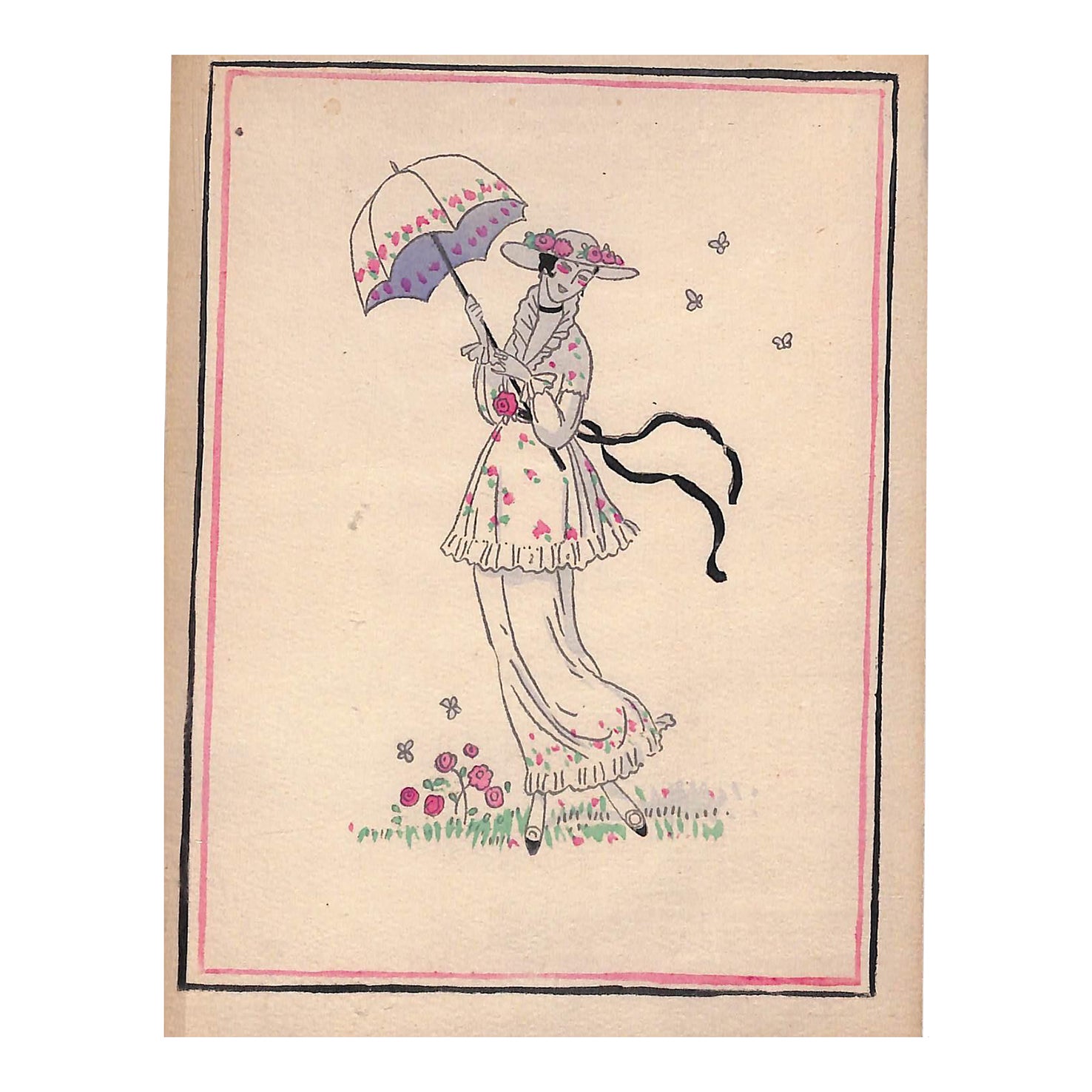 Harold A. Stern Ladies Fashion Card | Chairish