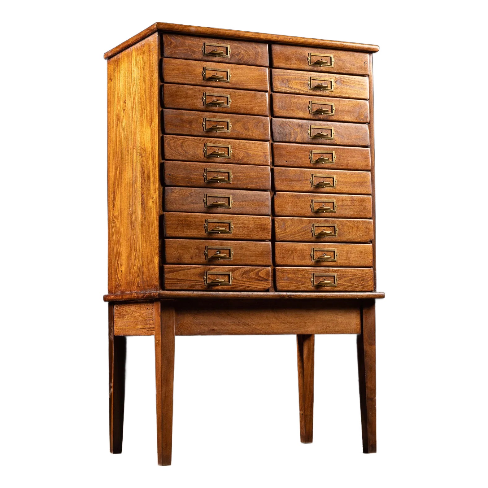 Early 20th Century Wooden Document Cabinet | Chairish