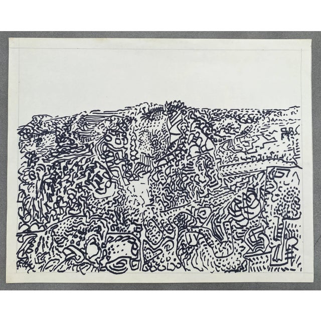 1960s Larry Connatser Outsider Art Drawing | Chairish