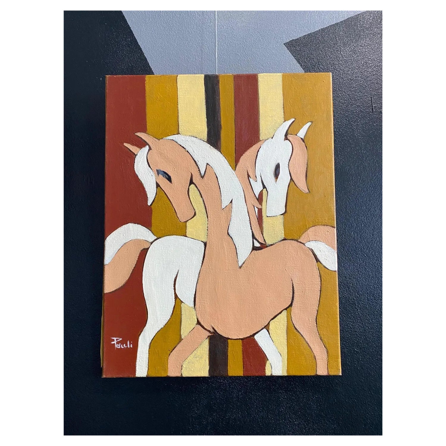 Gilbert Pauli, The Carousel, Oil on Canvas, 1995 | Chairish