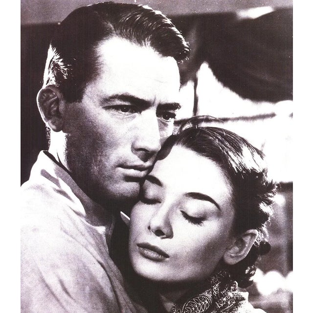 Artist Unknown 'Audrey Hepburn and Gregory Peck' Photography Black ...