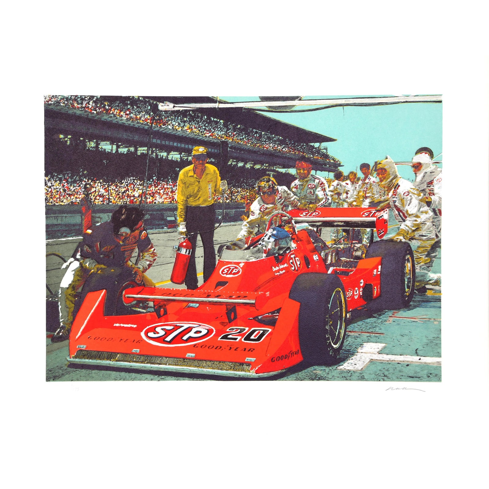 Red Formula, Ron Kleemann Screen Print | Chairish