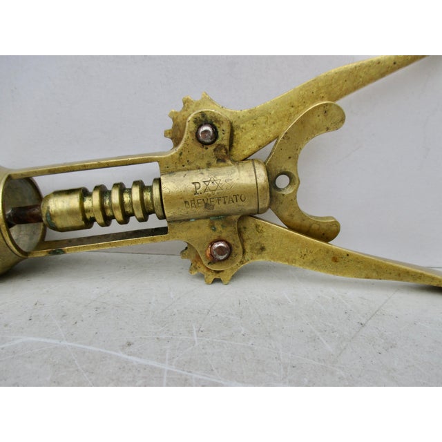 Vintage 50 Brevettato Bronze CorkScrew for Shabbat | Chairish