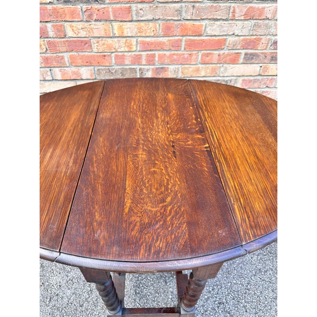 Antique English Gate Leg Table | Chairish