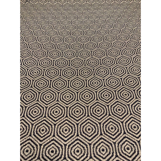 Kravet: Lunar - Midnight F1130/05.cac Navy Blue and White Geometric ...