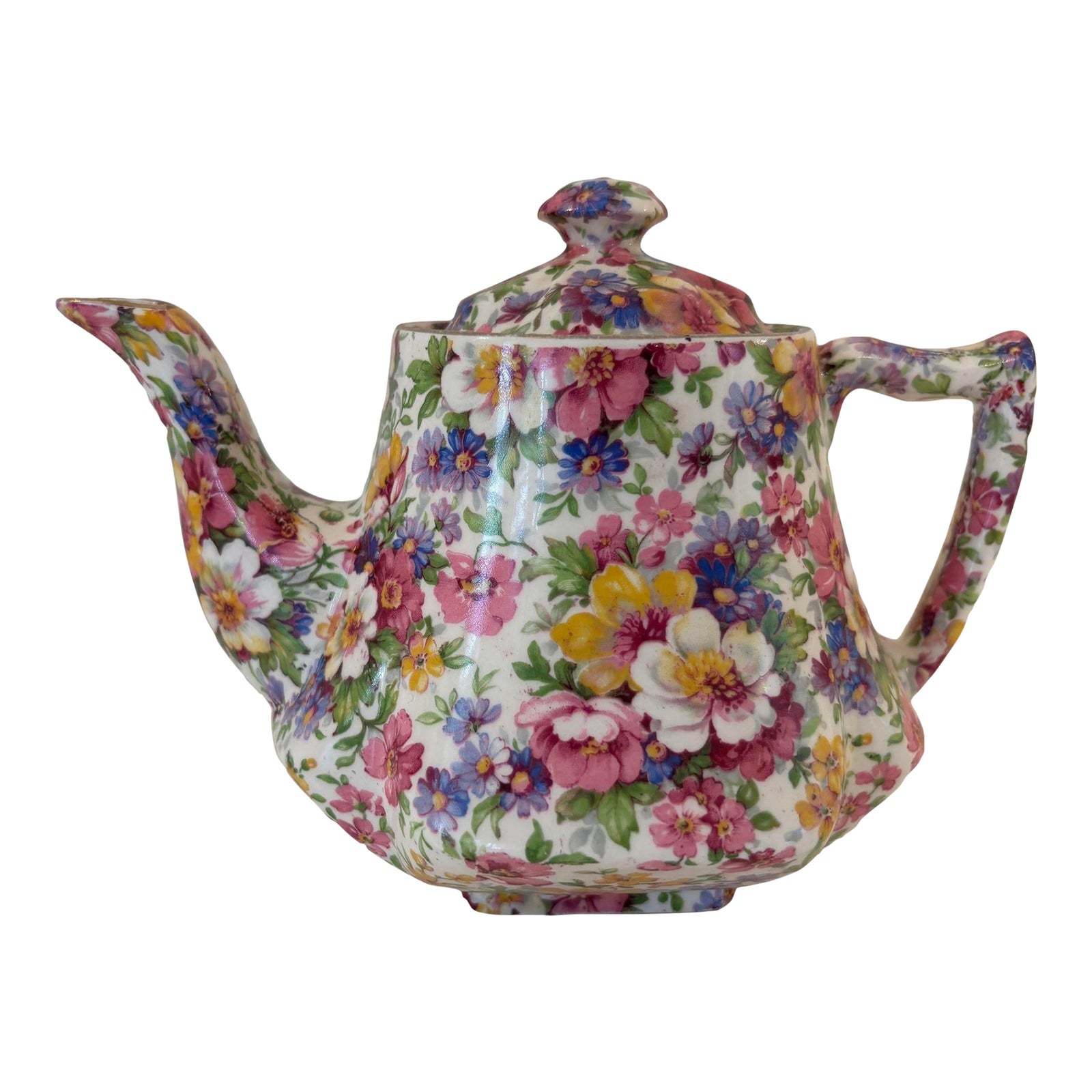 Vintage James Kent Fenton Du Barry Chintz Floral Teapot Made in England ...