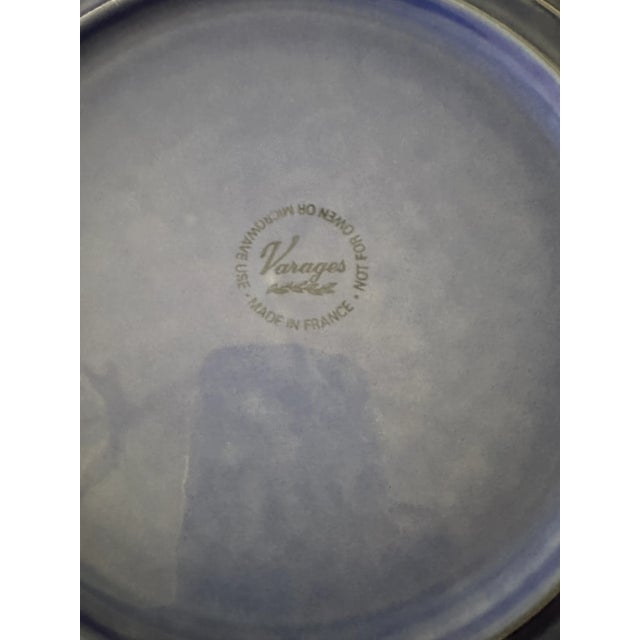 Varages Vintage Cobalt Blue Serving Platter | Chairish