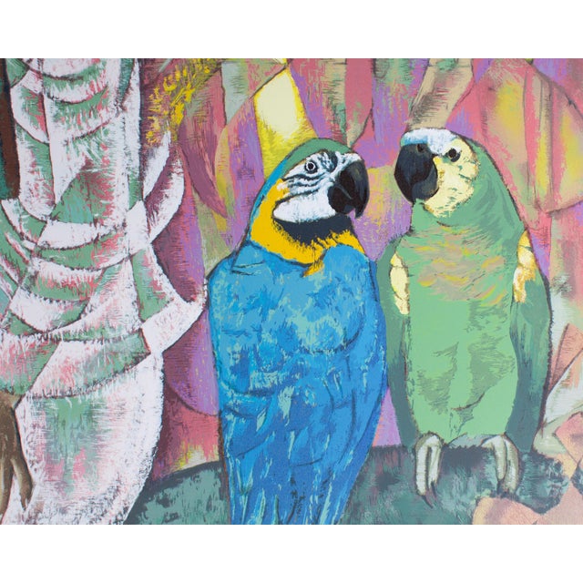 1990 “Quiet Moment” Artist’s Proof Serigraph by Zhou Ling | Chairish