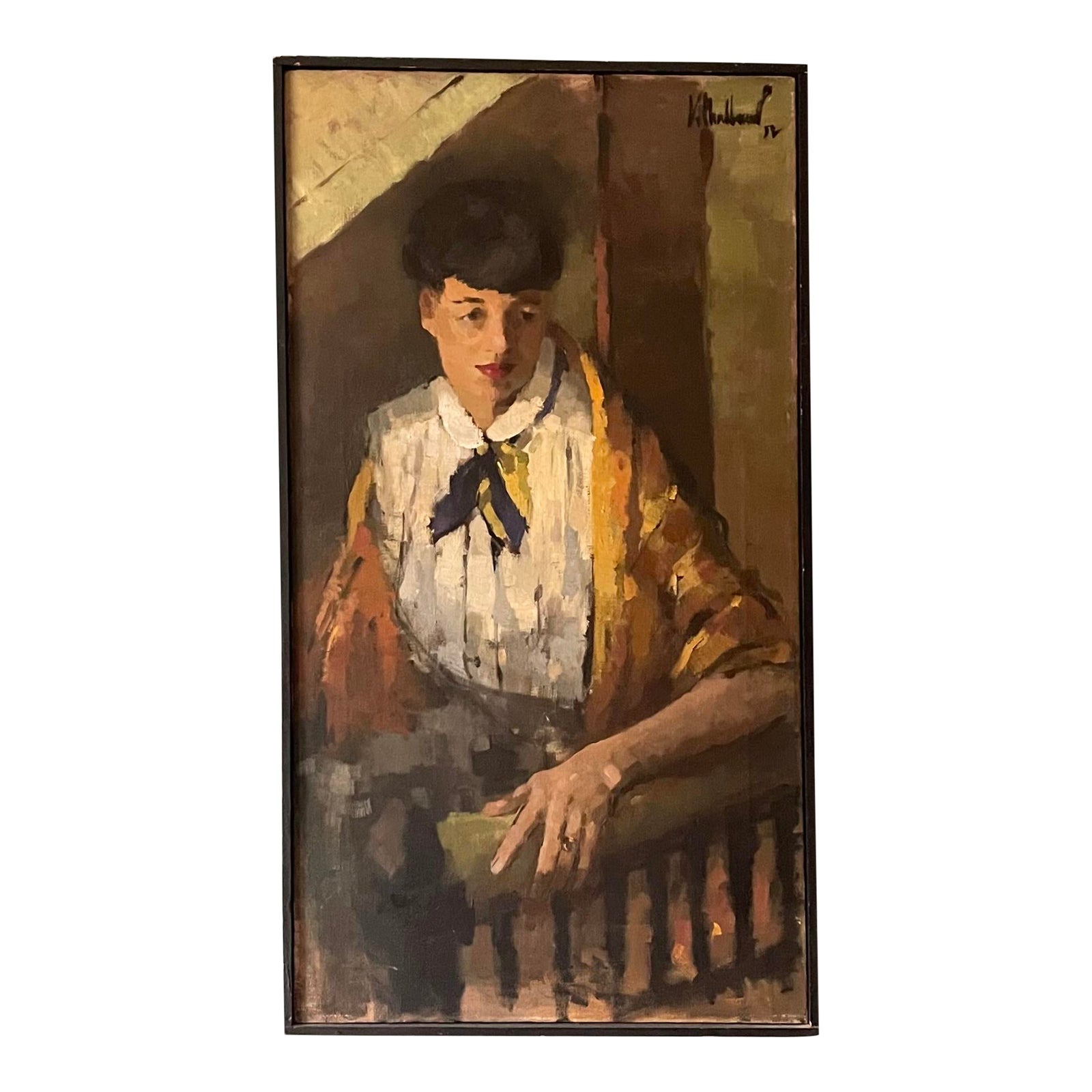 Alfred (Chip) Chadbourn, Portrait of a Young Lady, 1952, Oil on Canvas ...