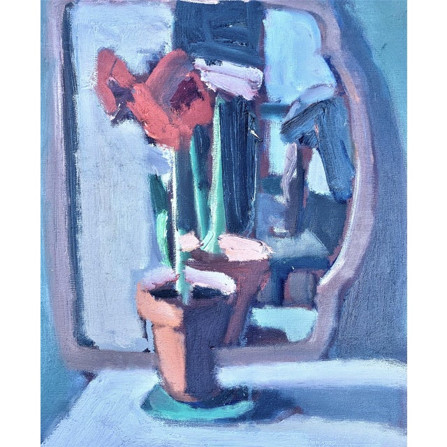 Vintage Oil on Canvas Still Life With Sculptural Overtone New York ...