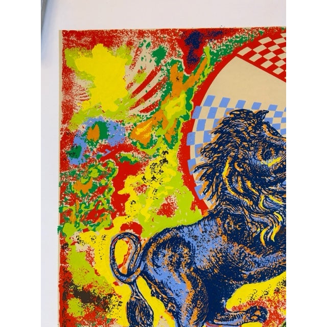 1970s Leo, Mid Century Modern Serigraph Print by Leo Russell | Chairish
