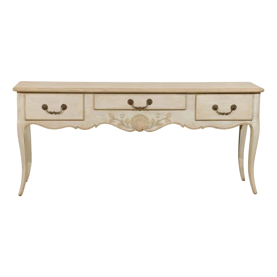 A French Louis XV Inspired Console Table | Chairish