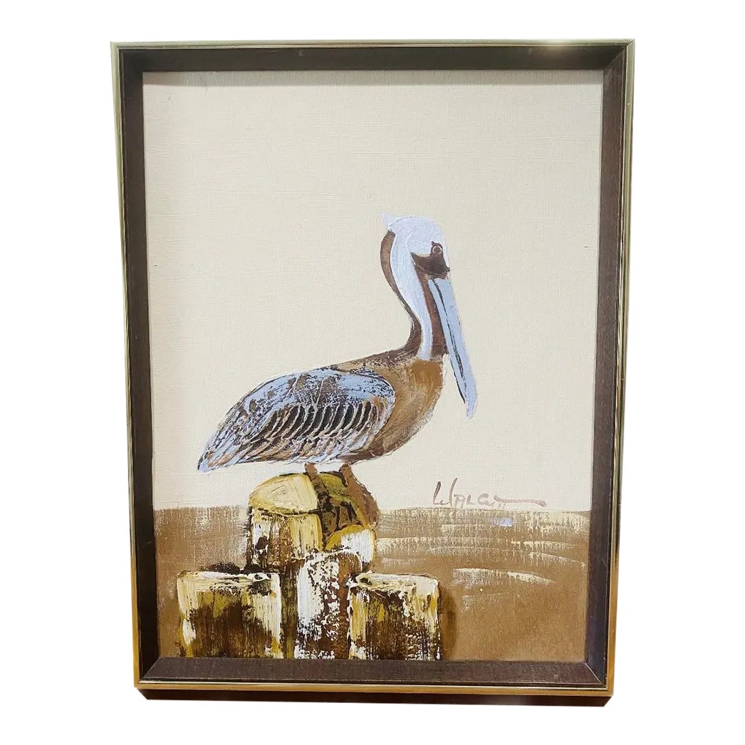 Vintage Frank Walcutt Coastal Landscape Abstract Oil Painting Circa ...