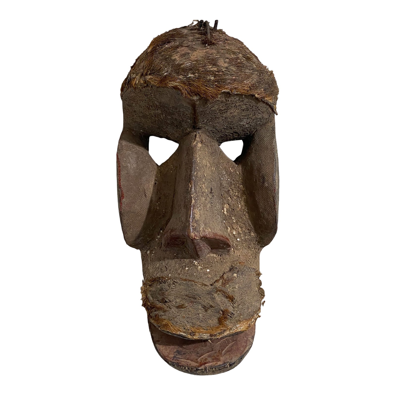 Vintage African Dan Bugle Tribe Monkey Mask I Coast 14.5" H | Chairish