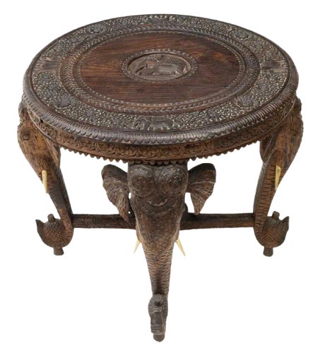 elephant head side table