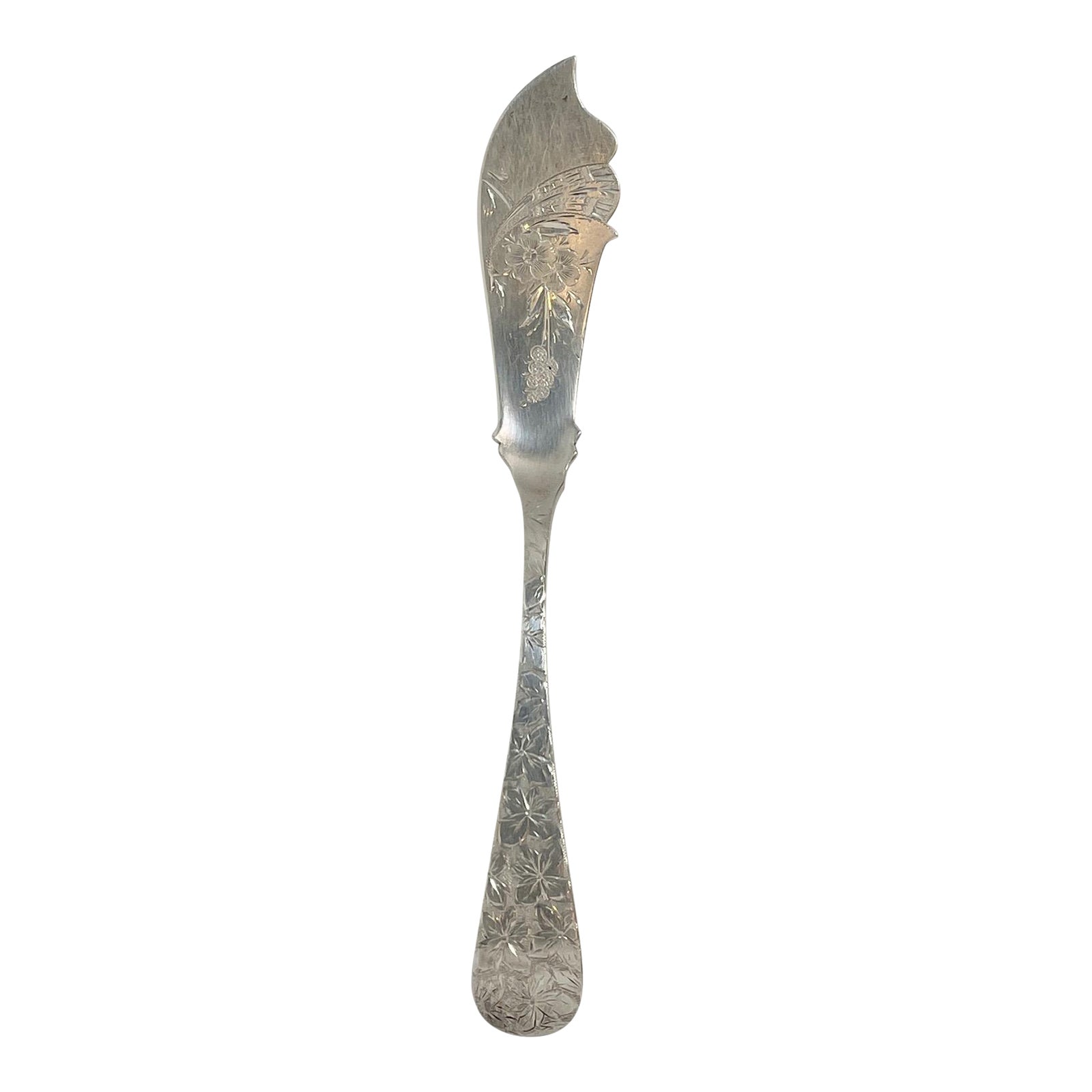 Circa 1880 Sterling Silver Aesthetic Style Cheese Knife With Hallmarks ...