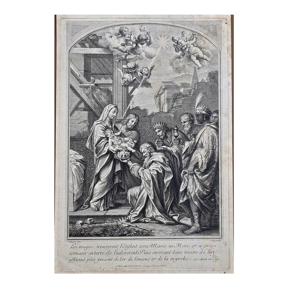 "The Gift of the Magi": An 18th C. Religious Engraving by Vale, After ...