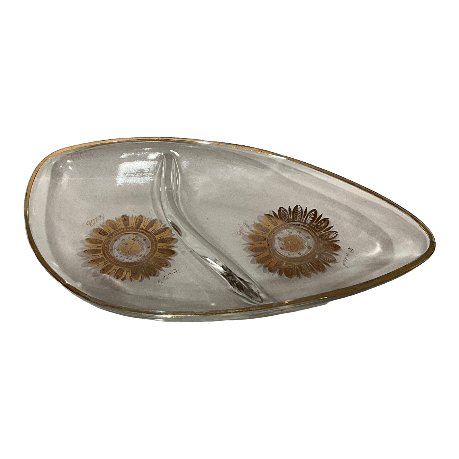 Vintage Georges Briard Atomic Dish | Chairish