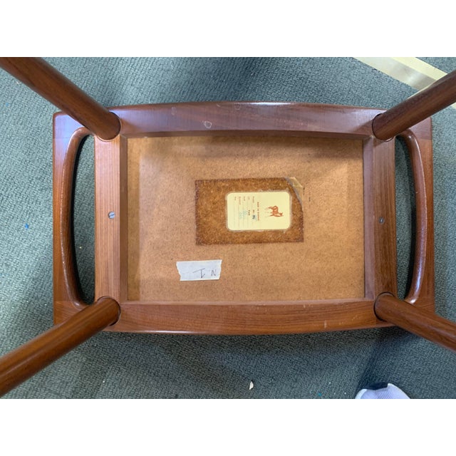 1950s Walnut Papa Bear Stool Ottoman, Made in Norway | Chairish