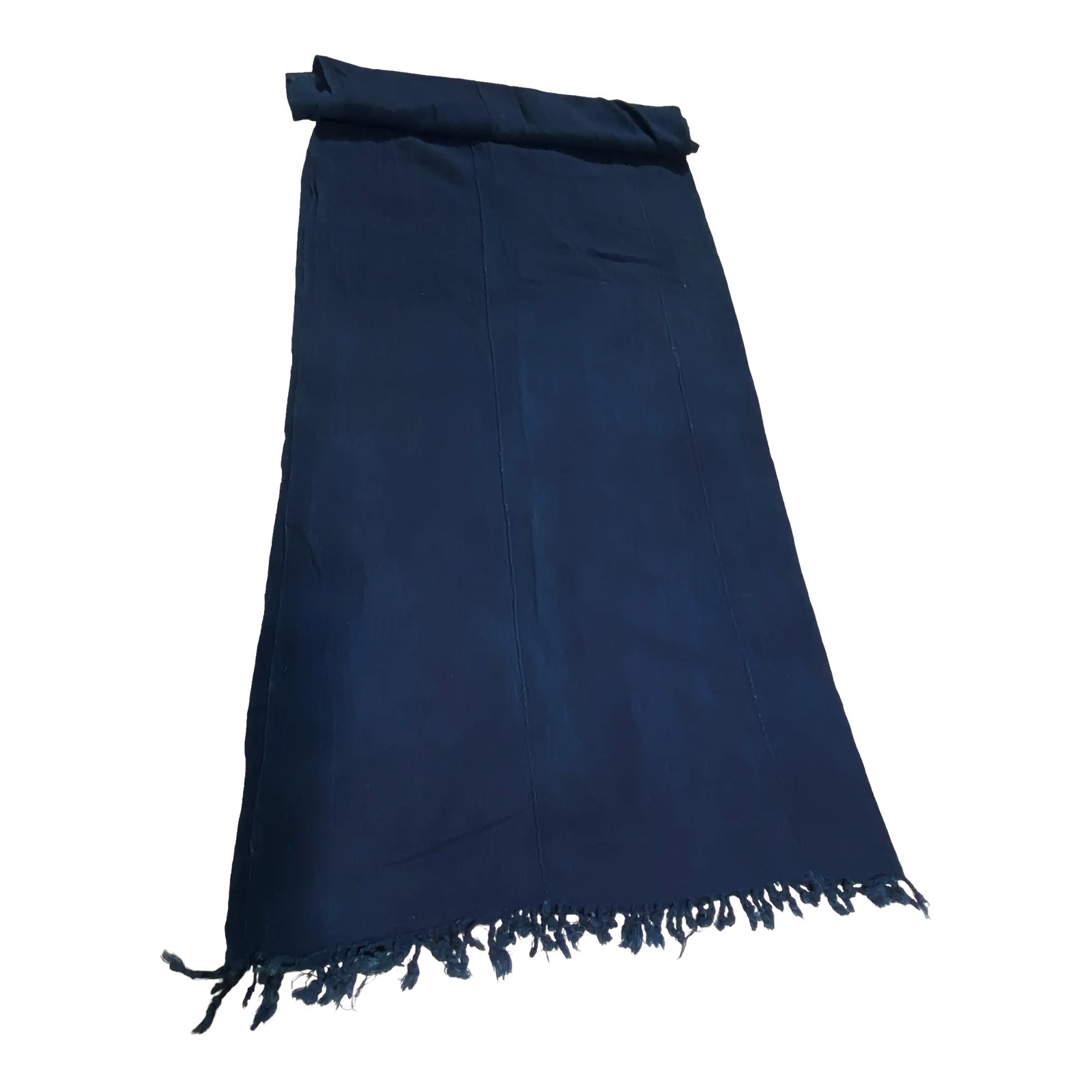 Fine Plain Indigo Cloth - Mossi Tribe Burkina Faso | Chairish