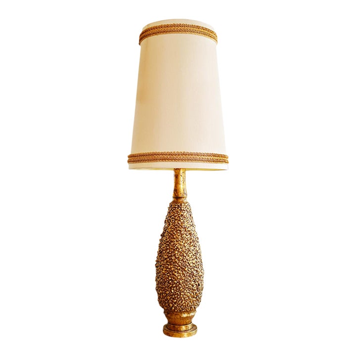 1970s Ceramic Popcorn Lamp | Chairish