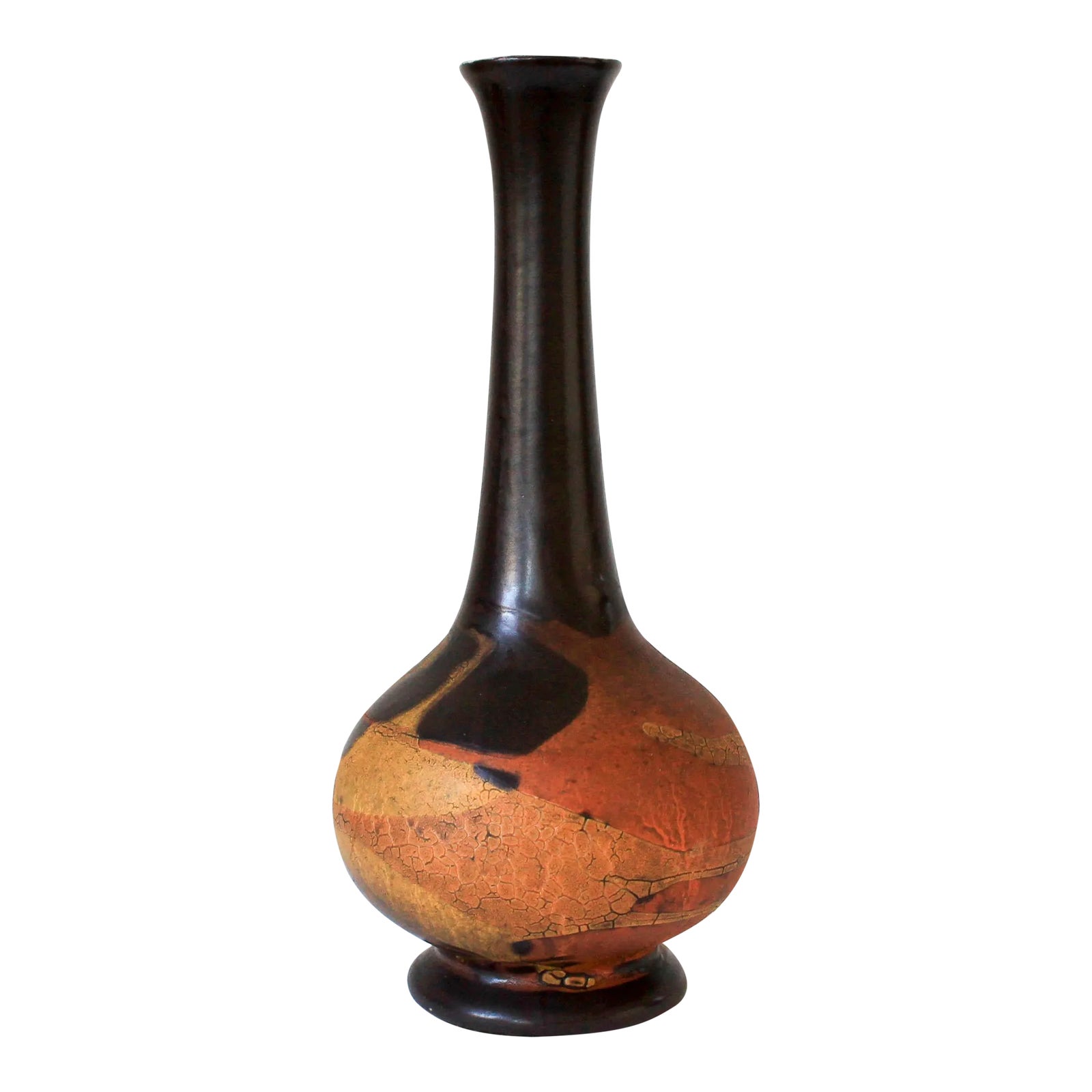 Mid-Century Royal Haeger "Graphic Earth Wrap" Vase | Chairish