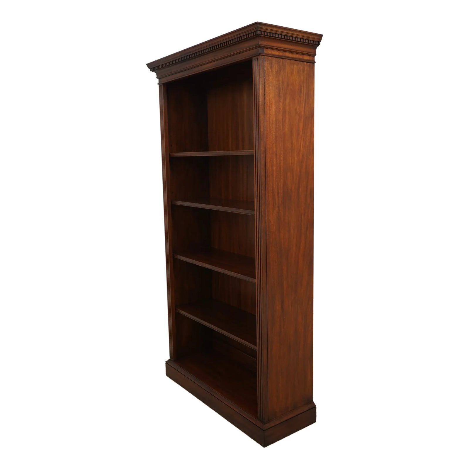 Henkel Harris HHBC-42 Mahogany Open Bookcase | Chairish
