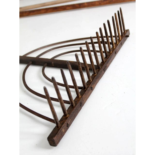 Antique Primitive Hay Rakes Collection - 5 Piece | Chairish