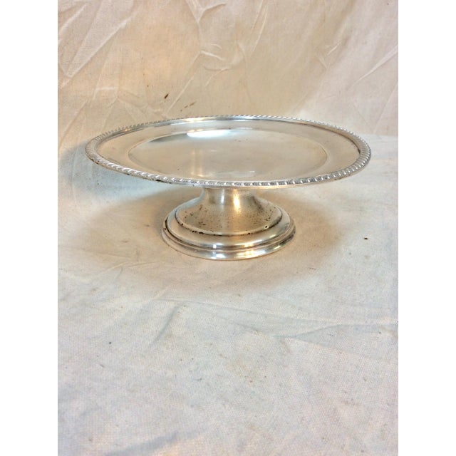 20th Century International Silver Hotel Silver Silverplate Pedestal ...