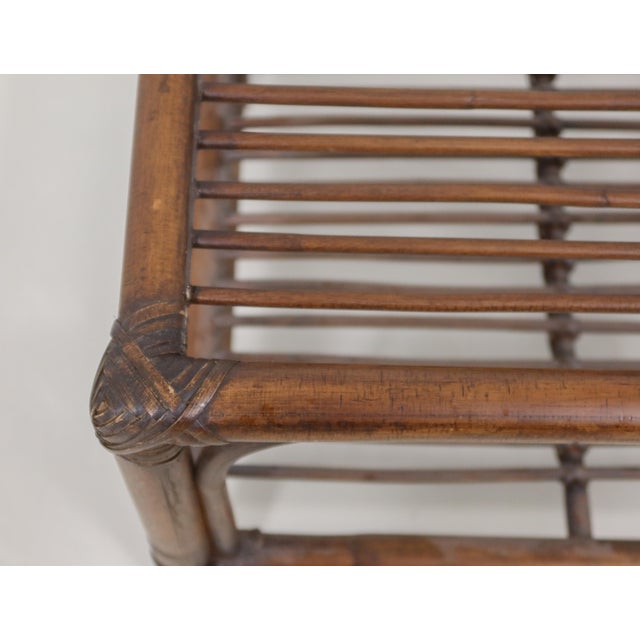 Pair Panama Jack Rattan Caribbean Style End Tables | Chairish