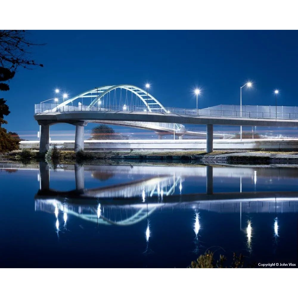 Contemporary Night Photograph "Overpass 1" by John Vias | Chairish