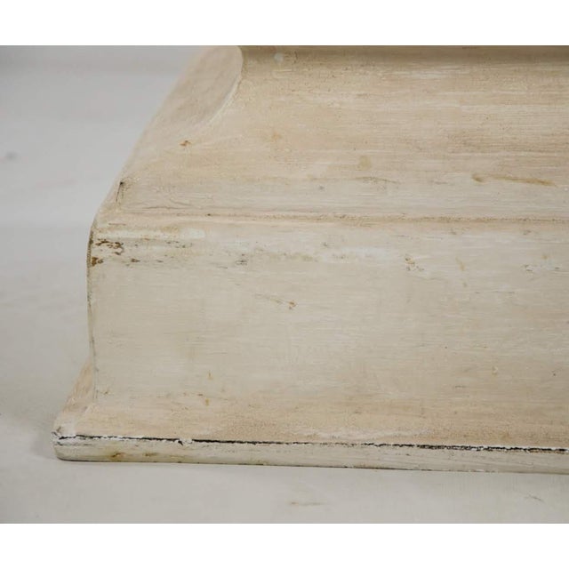 1990s Neoclassical Stone and Tile Composite Pedestal Center Table ...