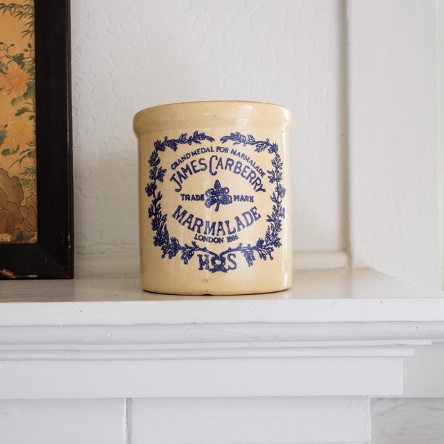James Carberry London Ceramic Stoneware Marmalade Crock Half Gallon ...