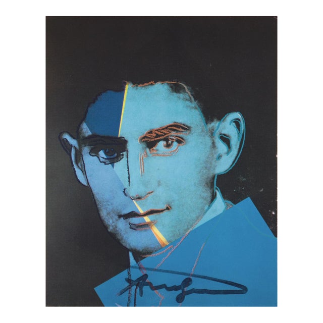 'Franz Kafka', Hand Signed by Andy Warhol, Pop Art, Modernist, Paris ...