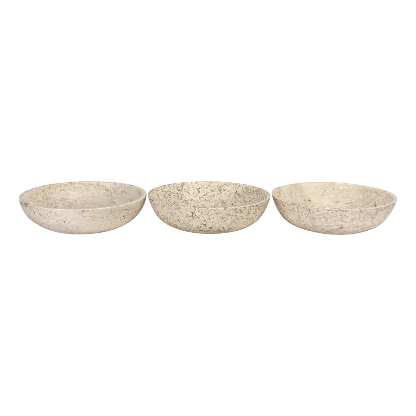 NOIR Marble Bowls, Set of 3 | Chairish
