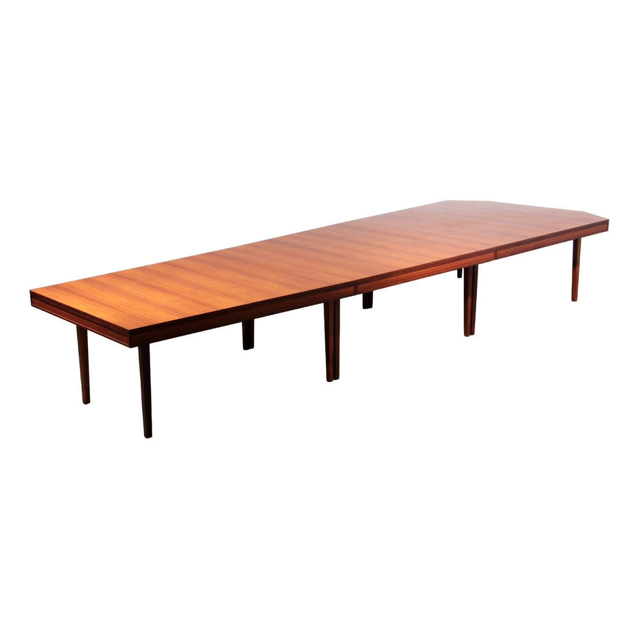 Mid-Century Teak Conference Board Table from Volvo Stockholm, Nk ...