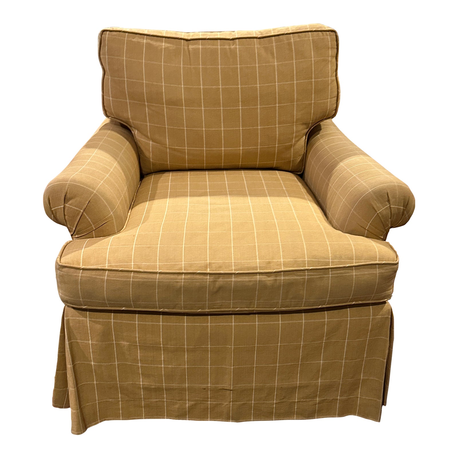 Windowpane Club Chair | Chairish