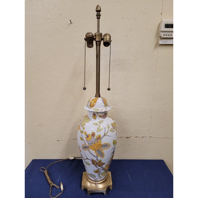 1950's Italian Porcelain Lamp by Marbro Lamp Co. | Chairish