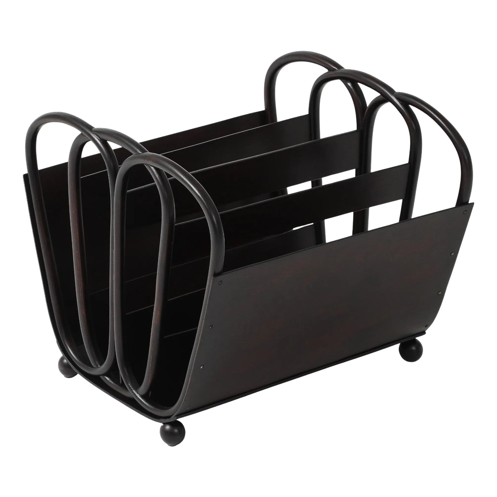 Koloman Moser For J & J Kohn Magazine Holder | Chairish