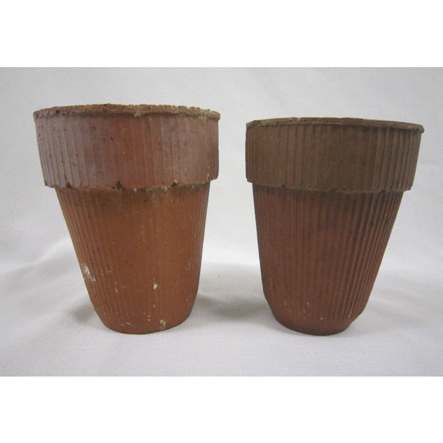 1920's Vintage Turpentine Clay Pots, Pair | Chairish