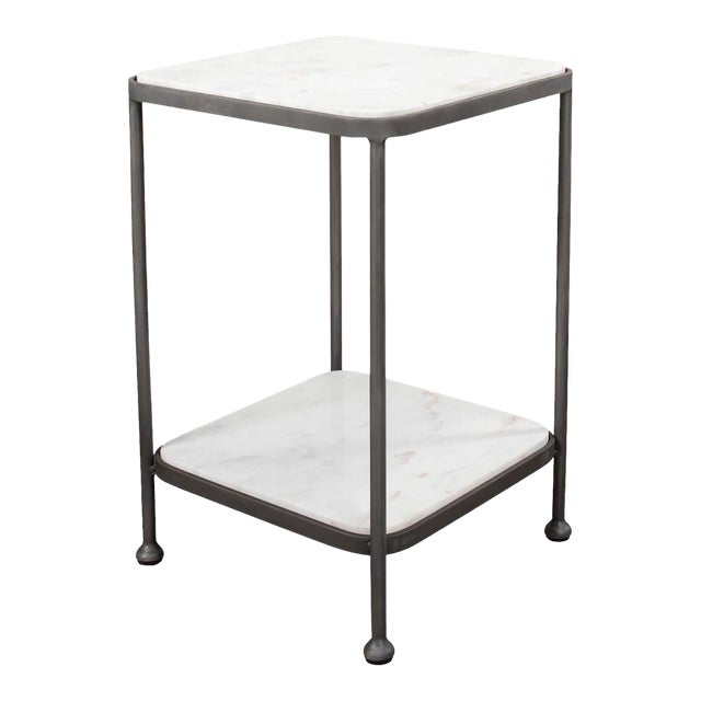 Small Iron Side Table | Chairish