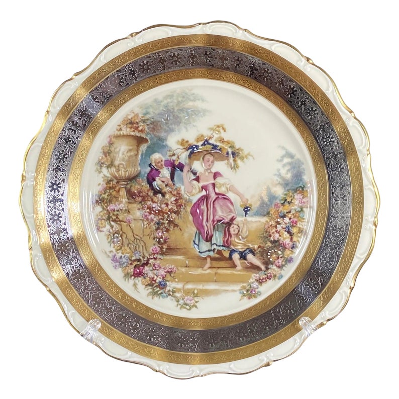 Vintage Porcelain Gloria Collector's Cabinet Plate from Seltmann Weiden ...
