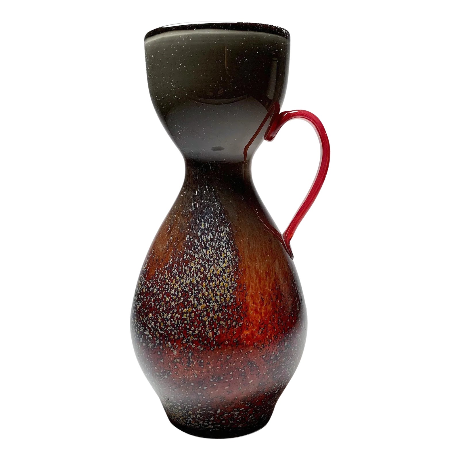WMF Glass vase by Karl Wiedmann. Germany | Chairish