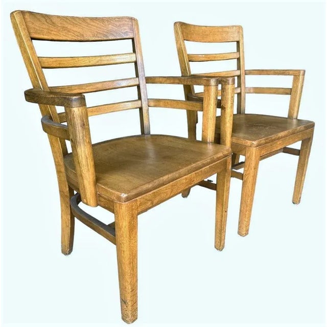 High Point Bending and Chair Company Walnut Mid 20th Century Office ...